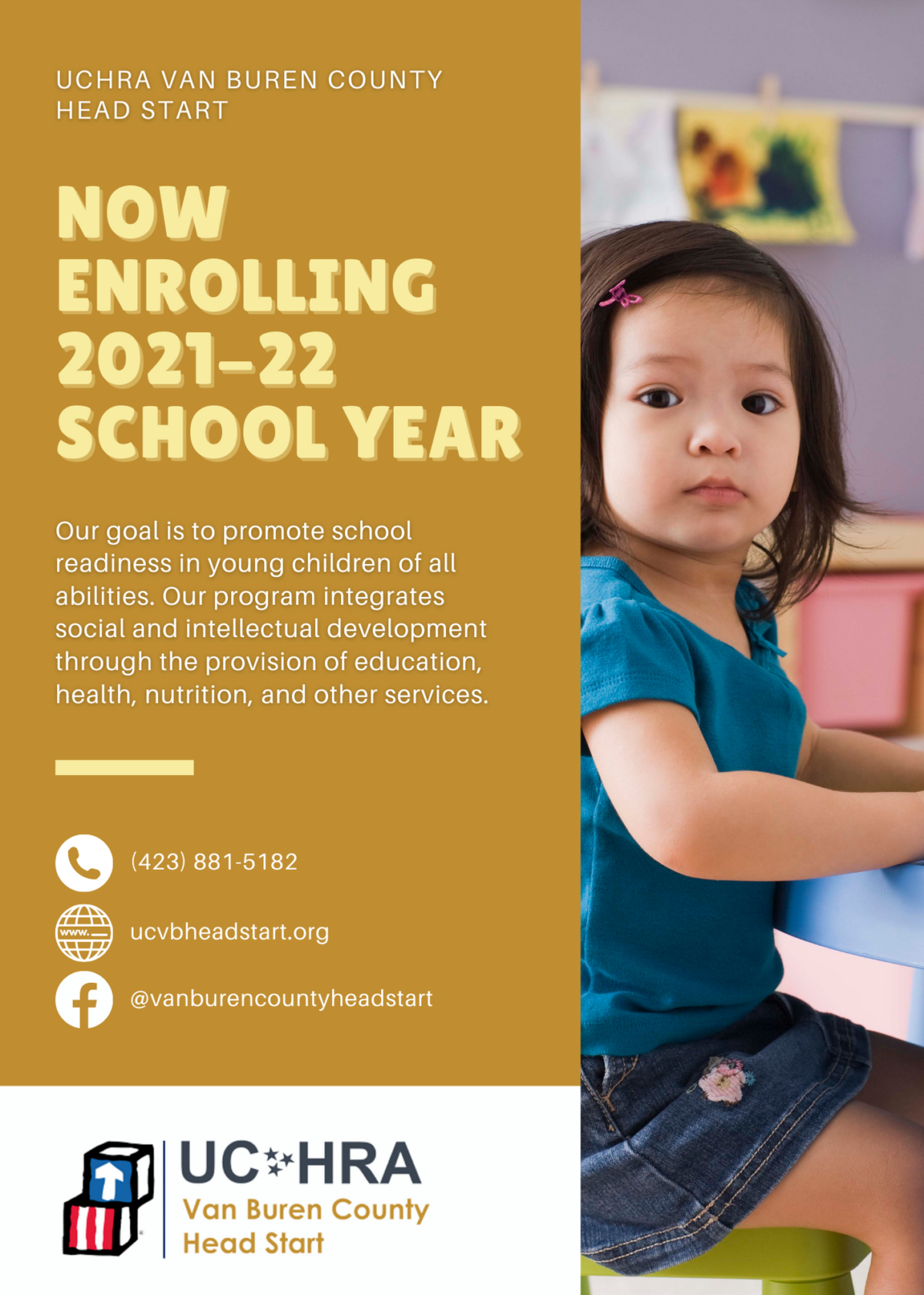 Van Buren County Head Start Now Enrolling for 2021-22 School Year – UCHRA