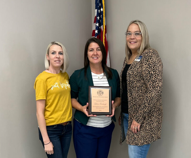 Trobaugh recognized as partner in prevention – UCHRA