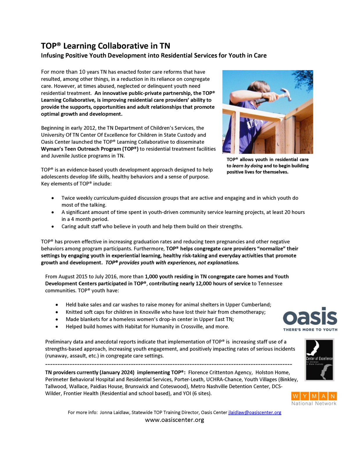 CHANCE TOP Learning Collaborative – UCHRA